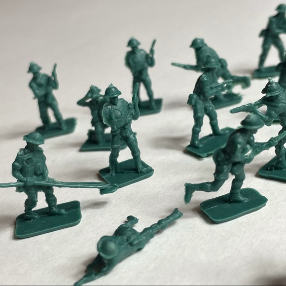 Toys | Tiny Army Men Miniature Green Army Action Figures Minis | Poshmark